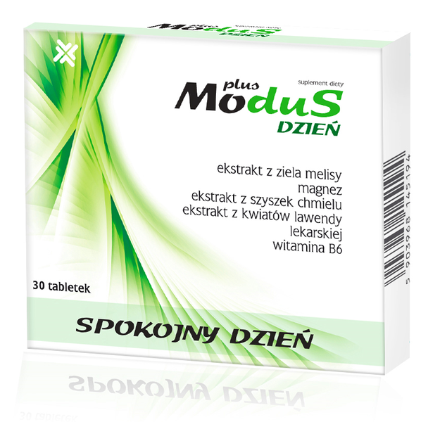 MODUS PLUS tabletki uspokajające 30 tab. magnez | Ekopteka.pl