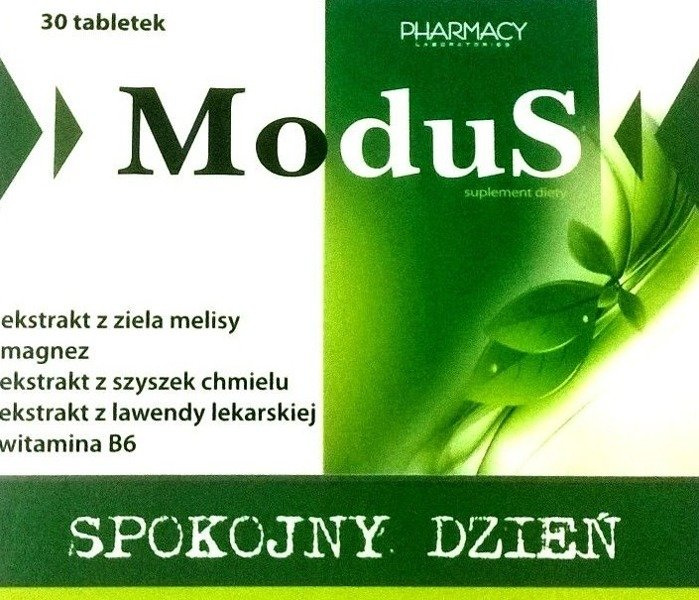 MODUS TABLETKI USPOKAJAJĄCE 30 tab. MAGNEZ | Ekopteka.pl